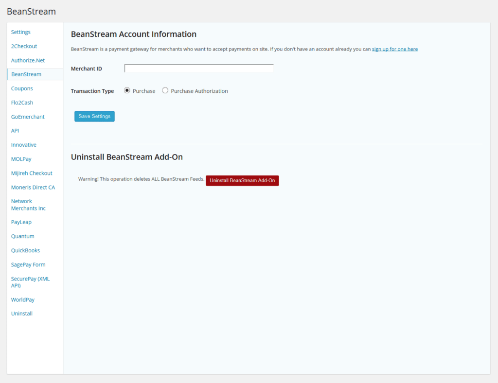 Worldline Payment API Gateway for Gravity Forms